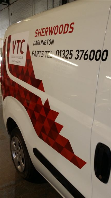 The Green I Signs Blog: Vauxhall van sign writing for Sherwoods ...