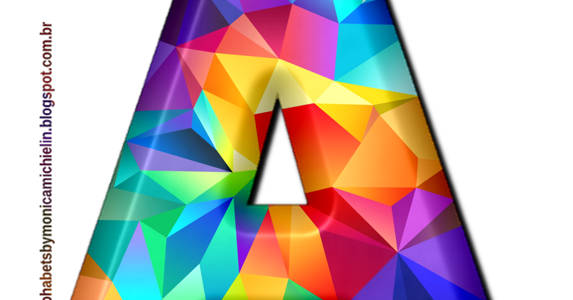Free Alphabets: POLÍGONO ALFABETO PNG (polygon geometric triangle ...