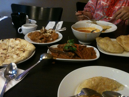 North Indian Curry Lunch In Pakeeza Restaurant, Ipoh