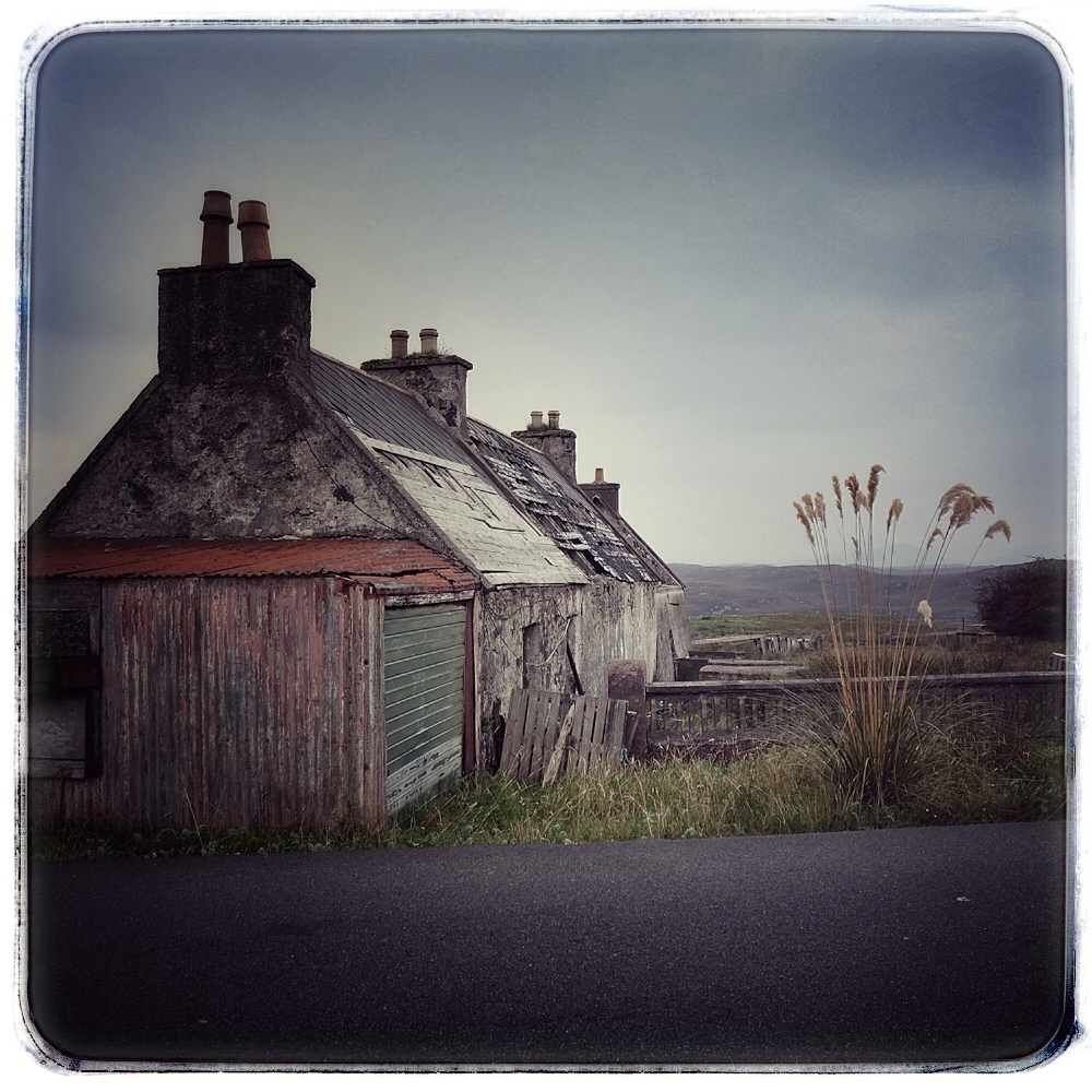 photo hebrides: Seven Chimneys, Leurbost