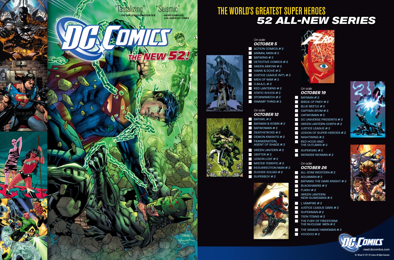 Comic Noveno Arte: DC Comics: Checklist de Octubre
