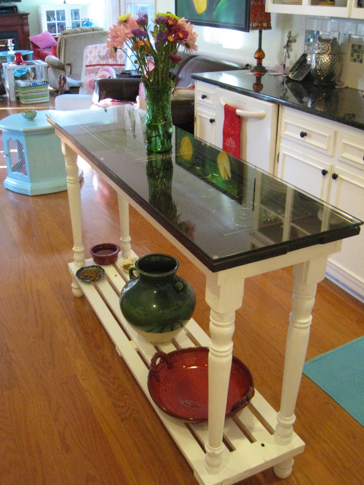 Repurposed For Life: Kitchen island made of piano parts and recycled items
