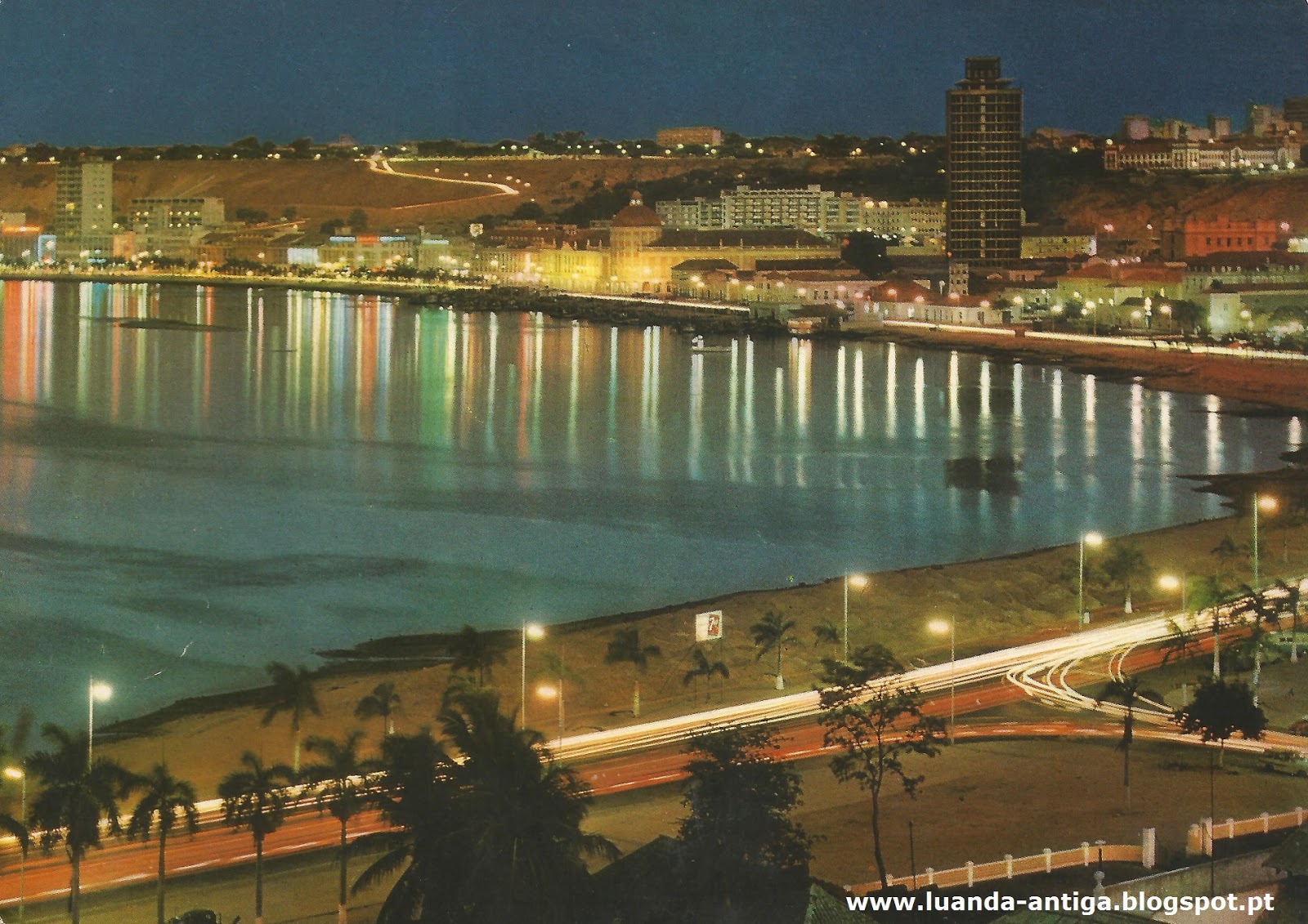 LUANDA em antigas imagens: LUANDA anos 1960 postal antigo ANGOLA - AFRICA
