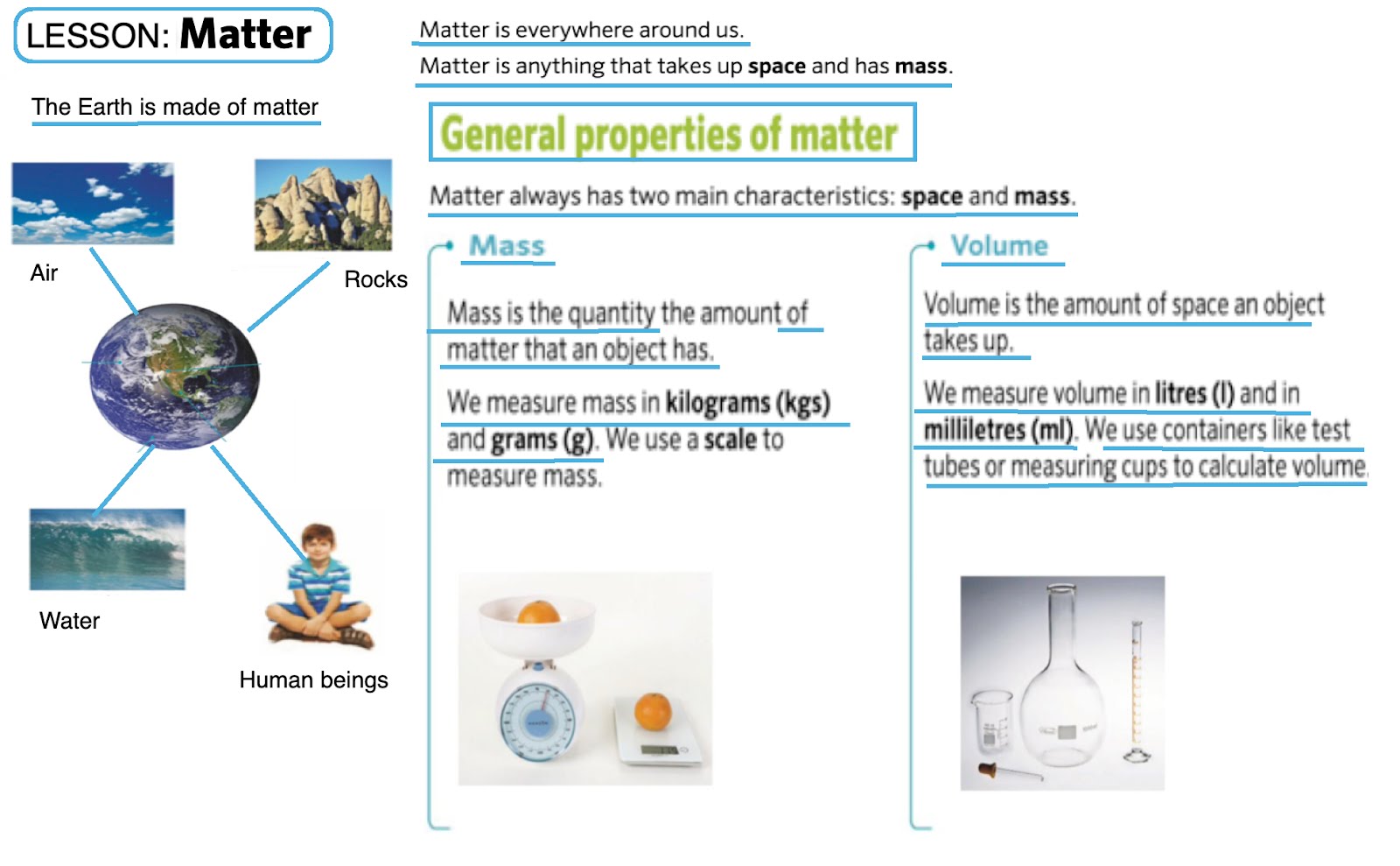 Blog de 6º de Primaria: NATURAL SCIENCE - UNIT: MATTER AND MATERIALS ...