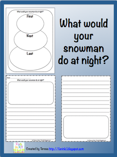 Classroom Freebies Too: Snowmen at Night