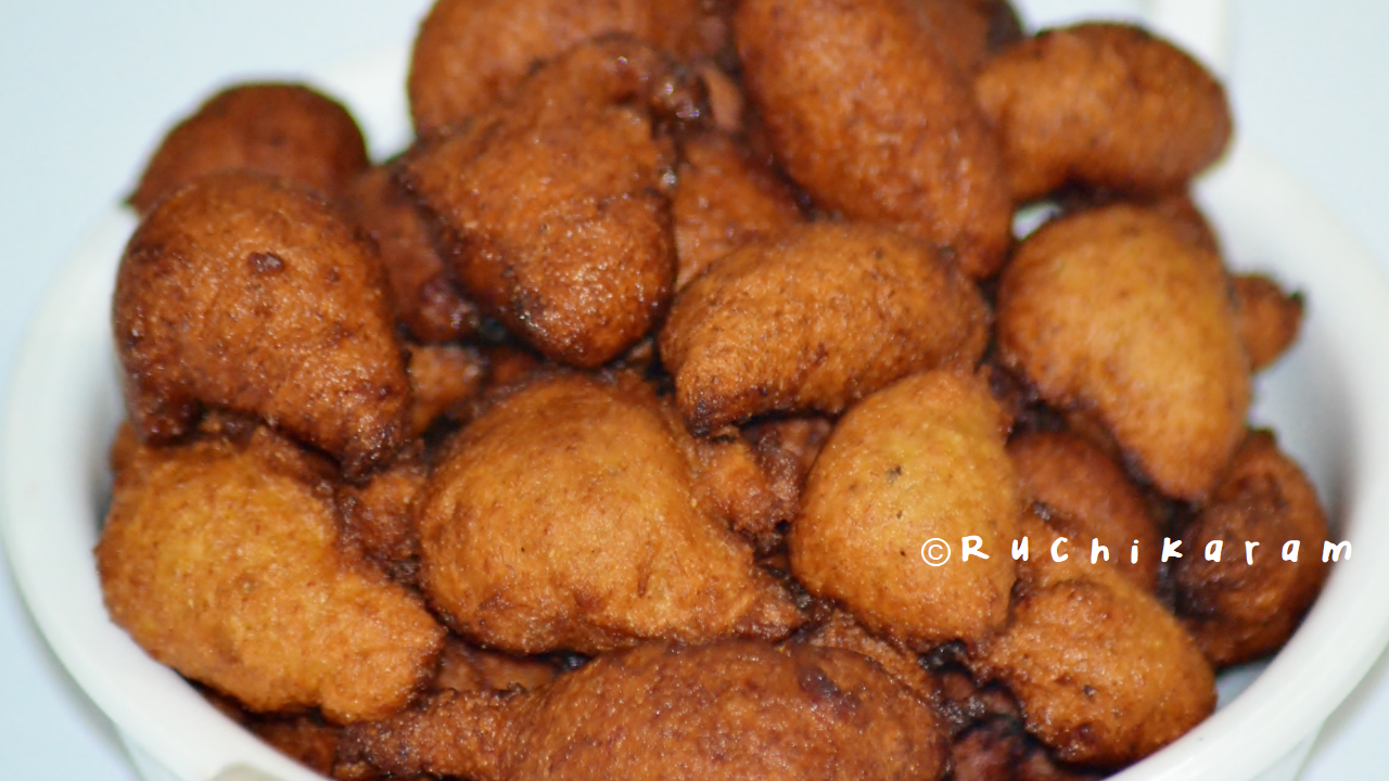 Ruchikaram: Gothambu Podi Pazham Appam | Wheat Flour Banana Balls
