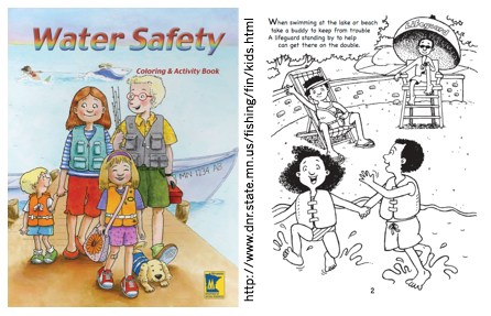 Crayon Palace: Free "Water Safety Coloring Book" from Minnesota