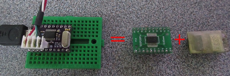 Hardware by design: STM8 breakout board with USB Serial