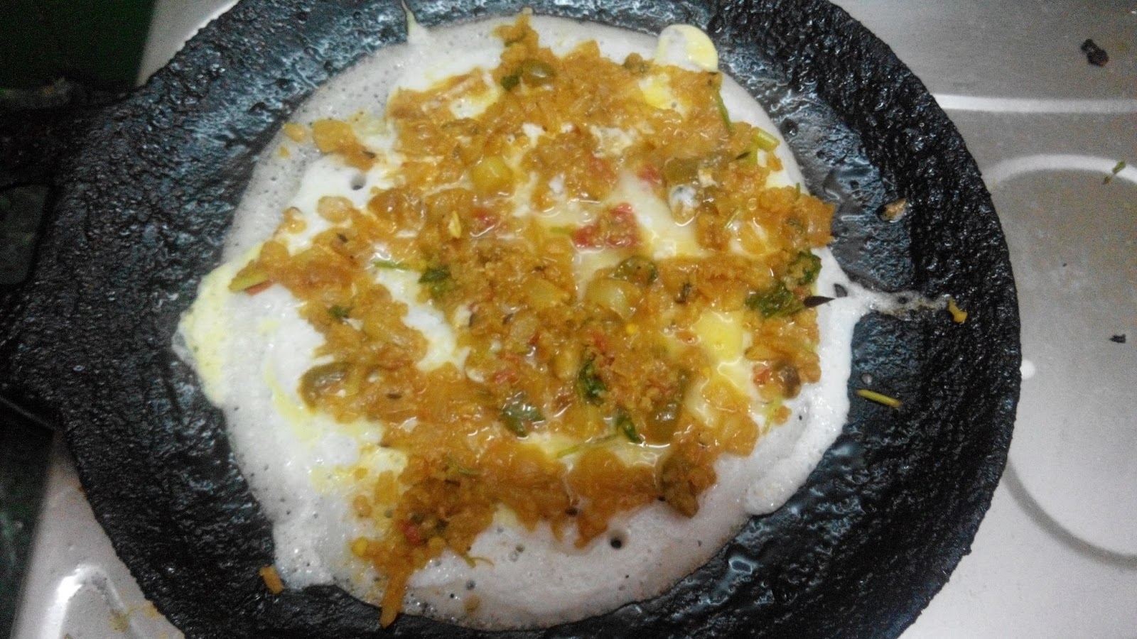 MADURAI STYLE KARI DOSA ( VEGETARIAN VERSION) / CAULIFLOWER KHEEMA KARI ...
