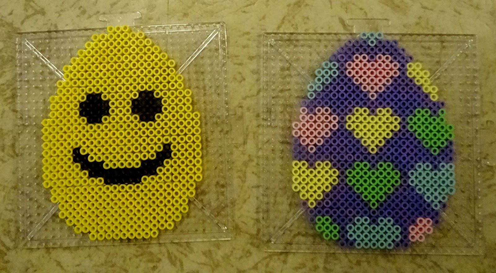 Amber's Craft a Week Blog: Perler Fuse Bead Easter Eggs