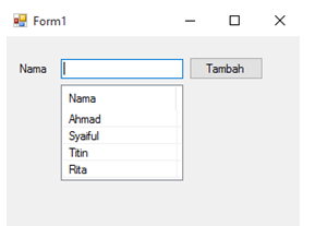Array pada Visual Basic .Net