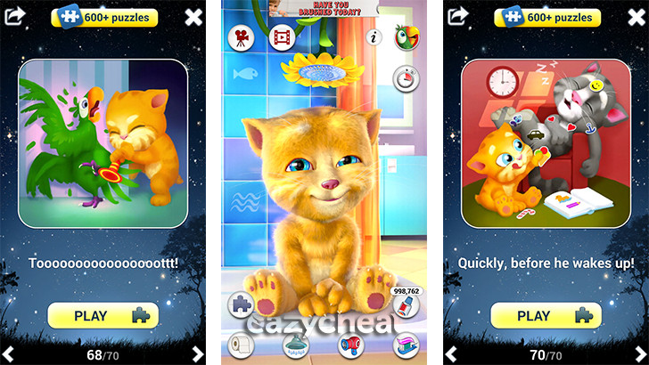 Talking Ginger Cheats - Easiest way to cheat android games - eazycheat