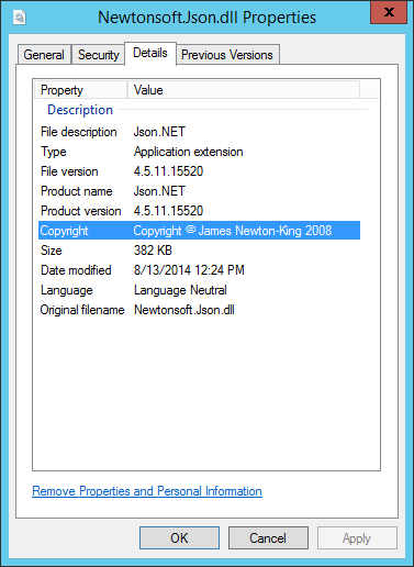Living and breathing the world of Microsoft: Newtonsoft.Json file gets overwritten in Visual ...