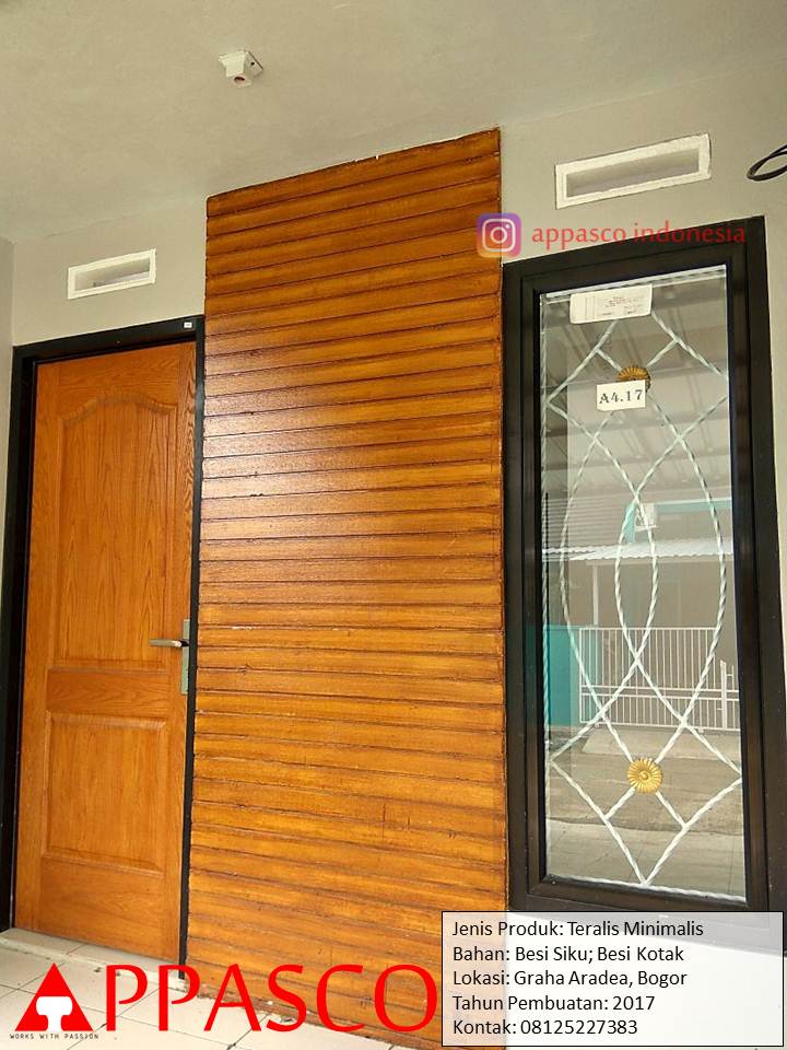 Teralis Minimalis Besi Kotak Kusen Aluminium di Graha Aradea - Jual ...