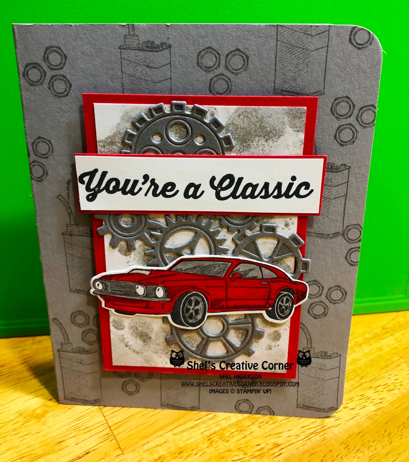 STAMP WITH SHEL : Product of the Week....Geared Up Garage....Card#3