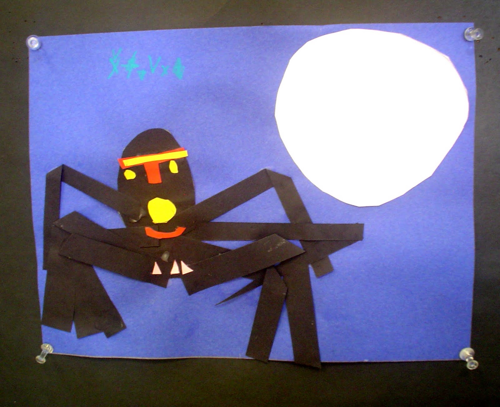 Lessons from the Art Room: Anansi Collages