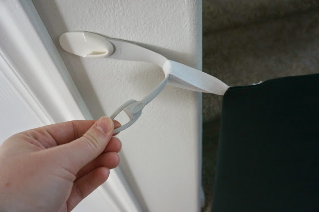 two points for honesty: DIY fabric baby gate