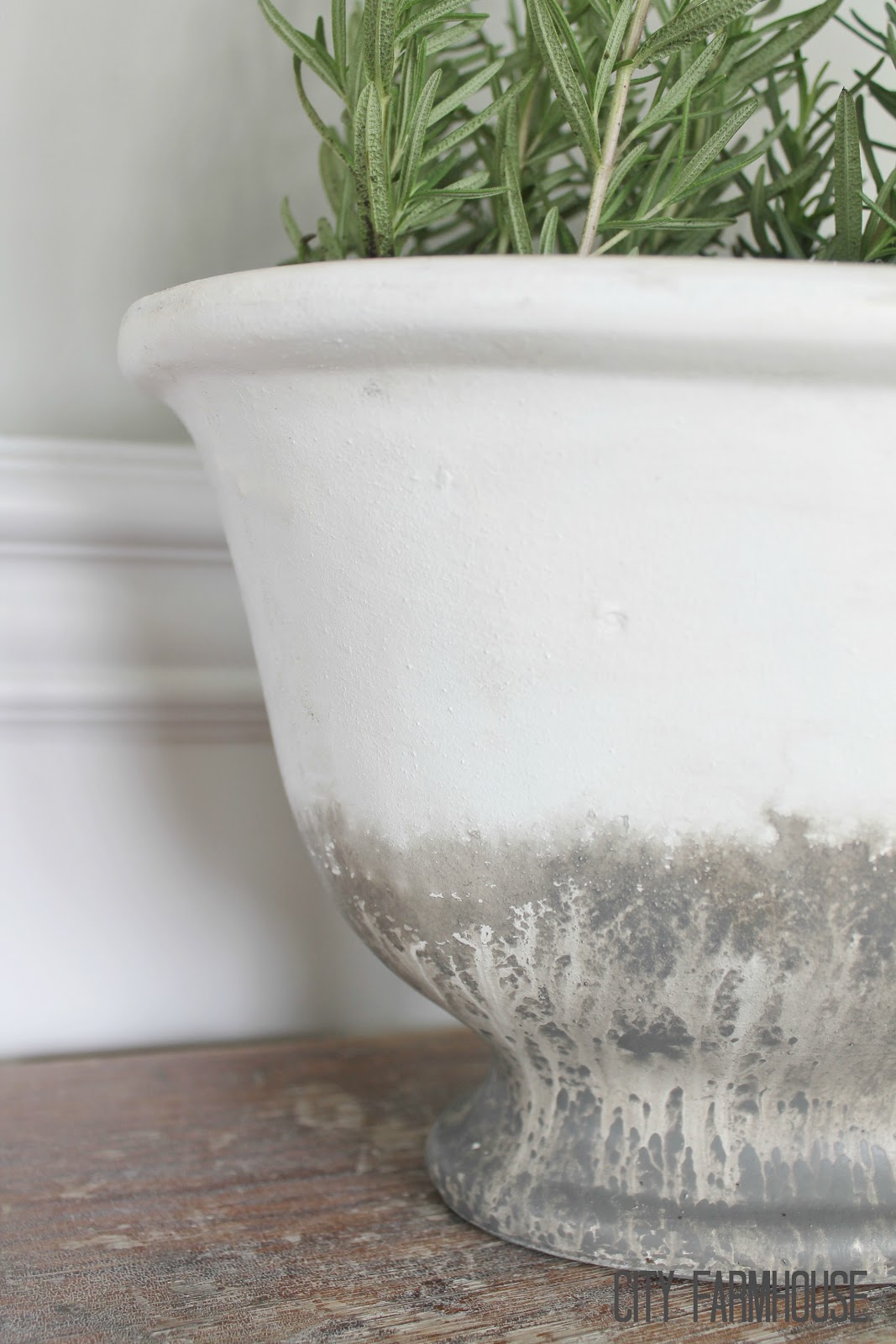 DIY Hand Dipped Glazed Pot - City Farmhouse by Jennifer O'Brien