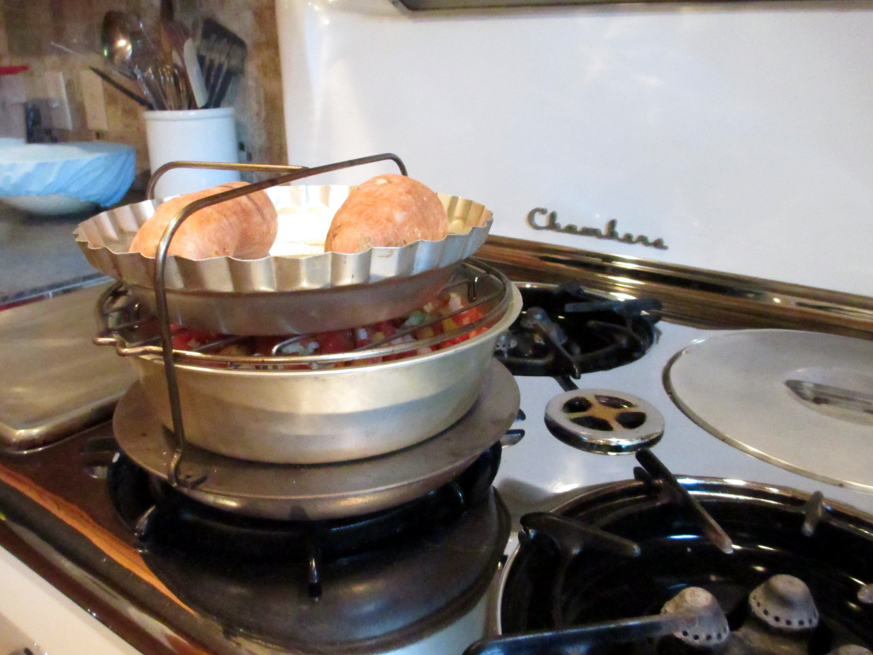 The Nostalgic Cook: Chambers Thermowell Creole Fish with Vegetables