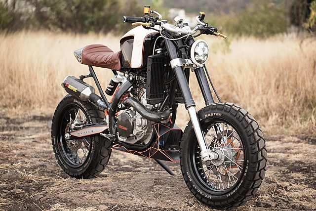 KTM 450 ’09 : Scrambler Retro Futuristic