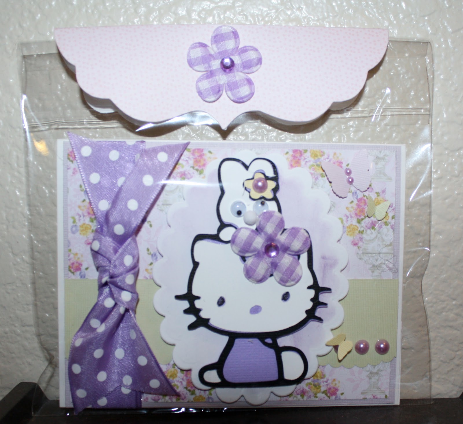 City Girl Scrapper: Hello Kitty card