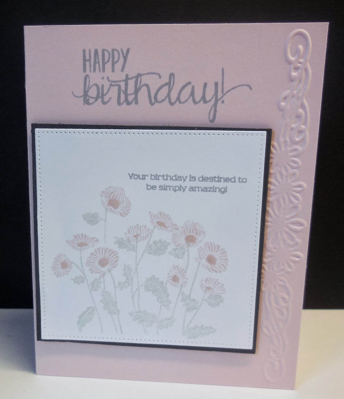 Lin's Craft Corner: Dynamic Duos #93 Soft Pink and Stone