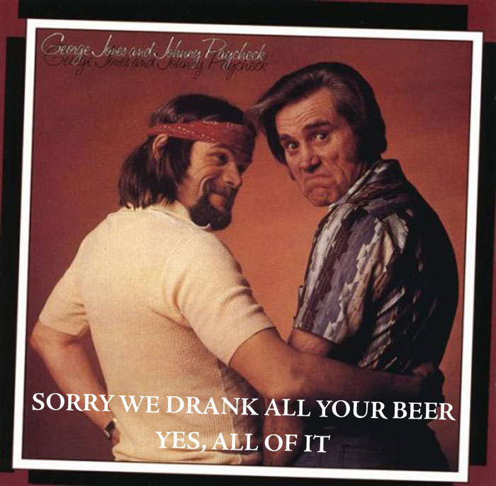 Farce the Music: 4 Johnny Paycheck Parody Album Covers