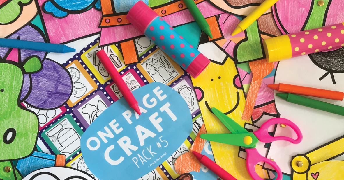 One Page Craft Pack 5 | From the Pond