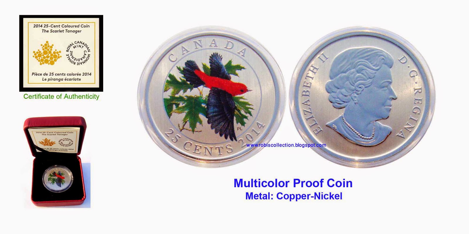 UNUSUAL & MULTICOLOR COINS: CANADA