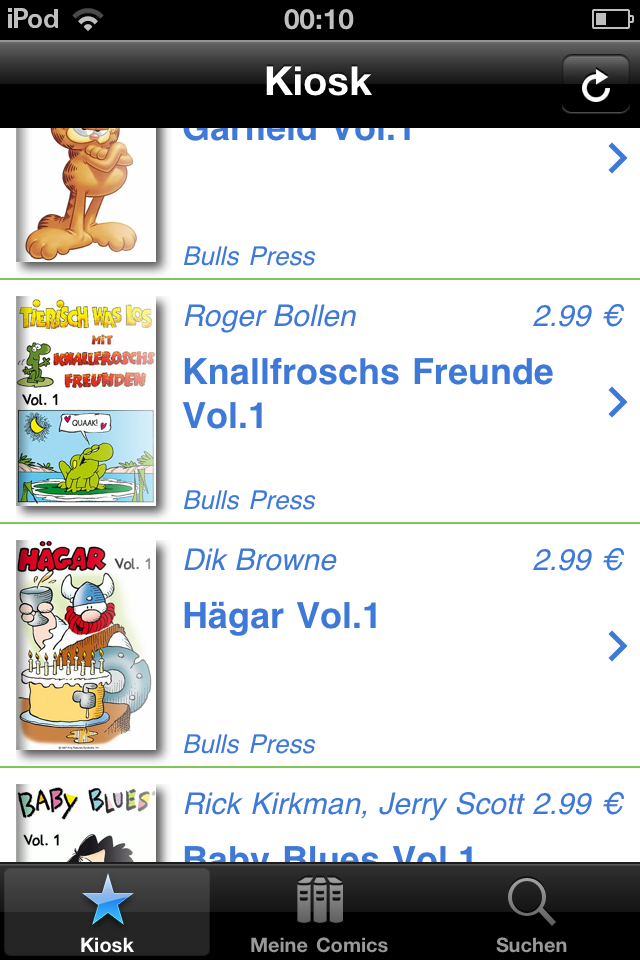 The Weekly Comic App: Comic Kiosk - Nie mehr in den Comicladen gehen ...