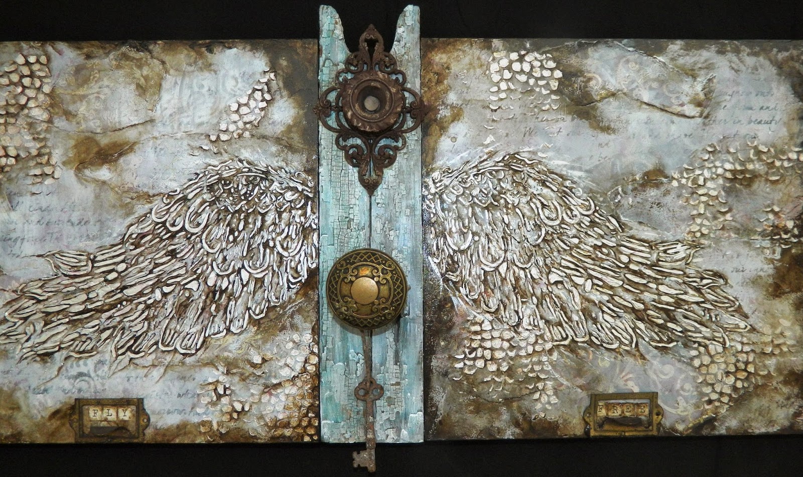 Mixed Media Artists International: "Fly Free", Original Mixed Media ...