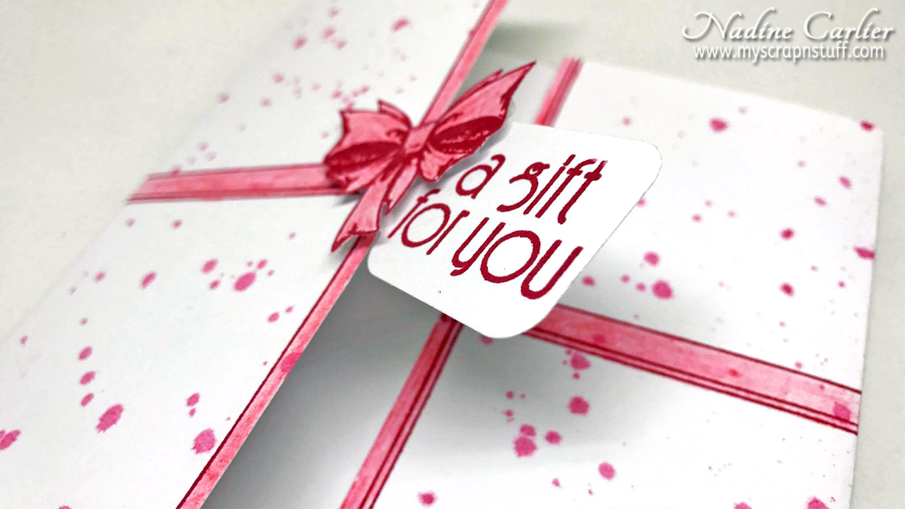 How To Make A Christmas Present Card ~ Nadine Carlier
