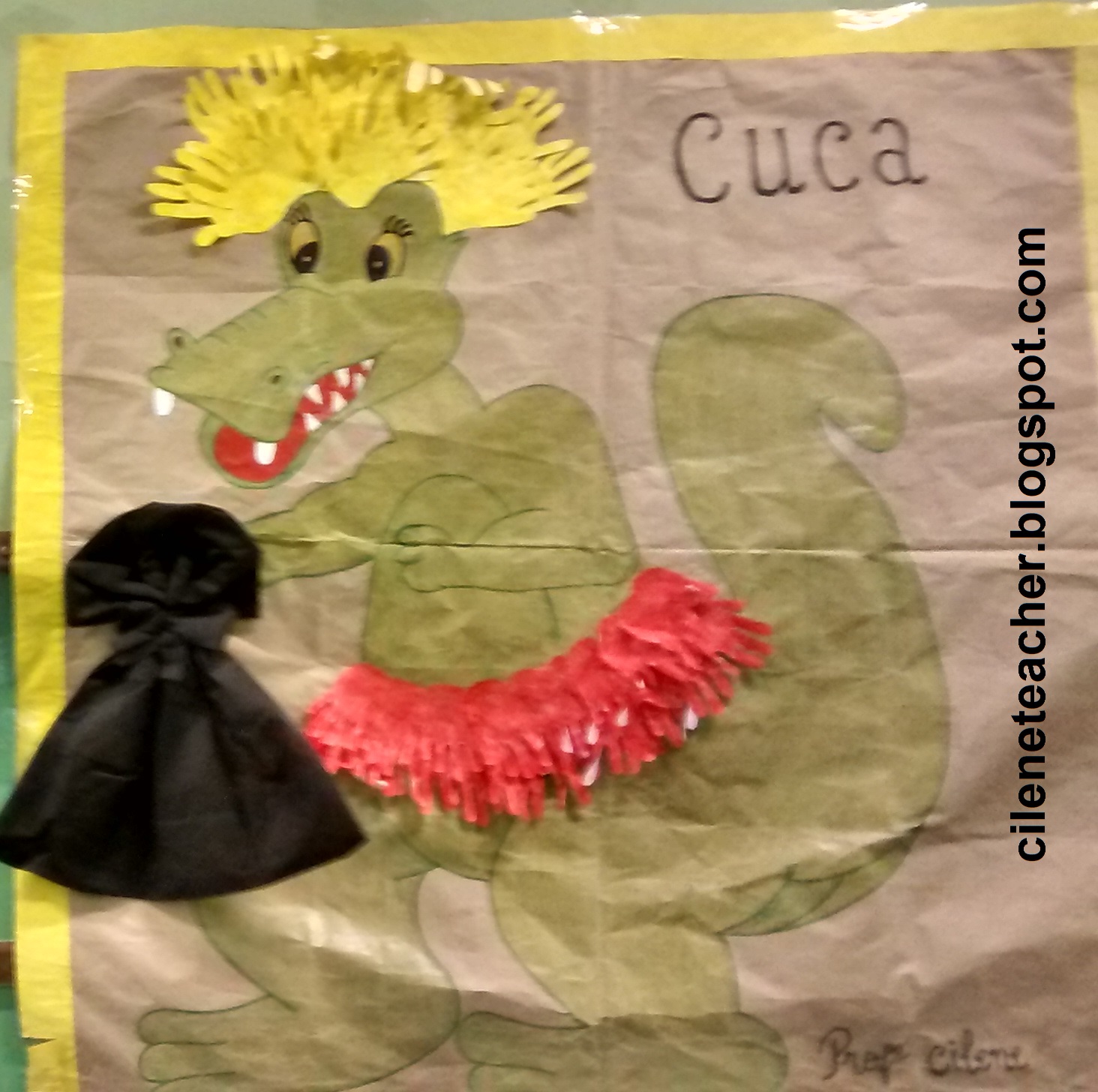 Cuidado com a Cuca, que a Cuca te pega! Desenho Arte no CEI e EMEI.