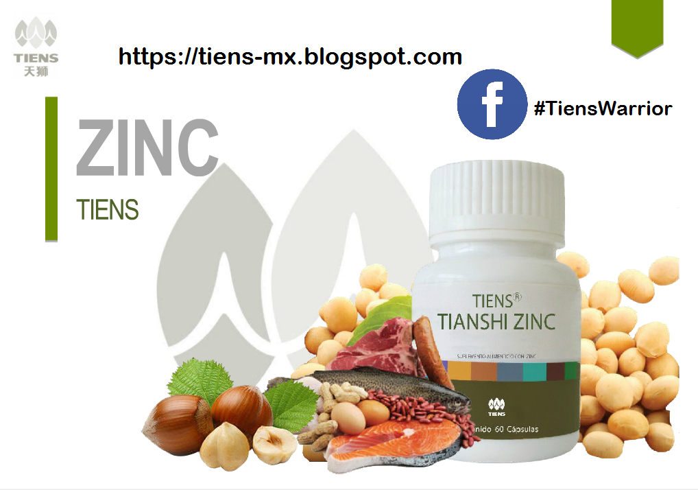 Beneficios del Zinc de TIENS ~ TIENS Distribuidor en México