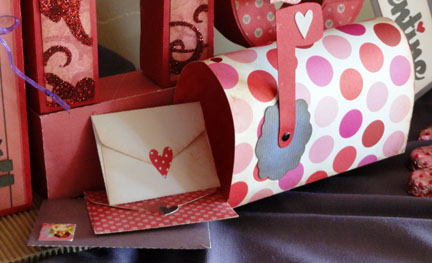 Needles 'n' Knowledge: 'Be MINE Valentine' 3d Letter Box Project