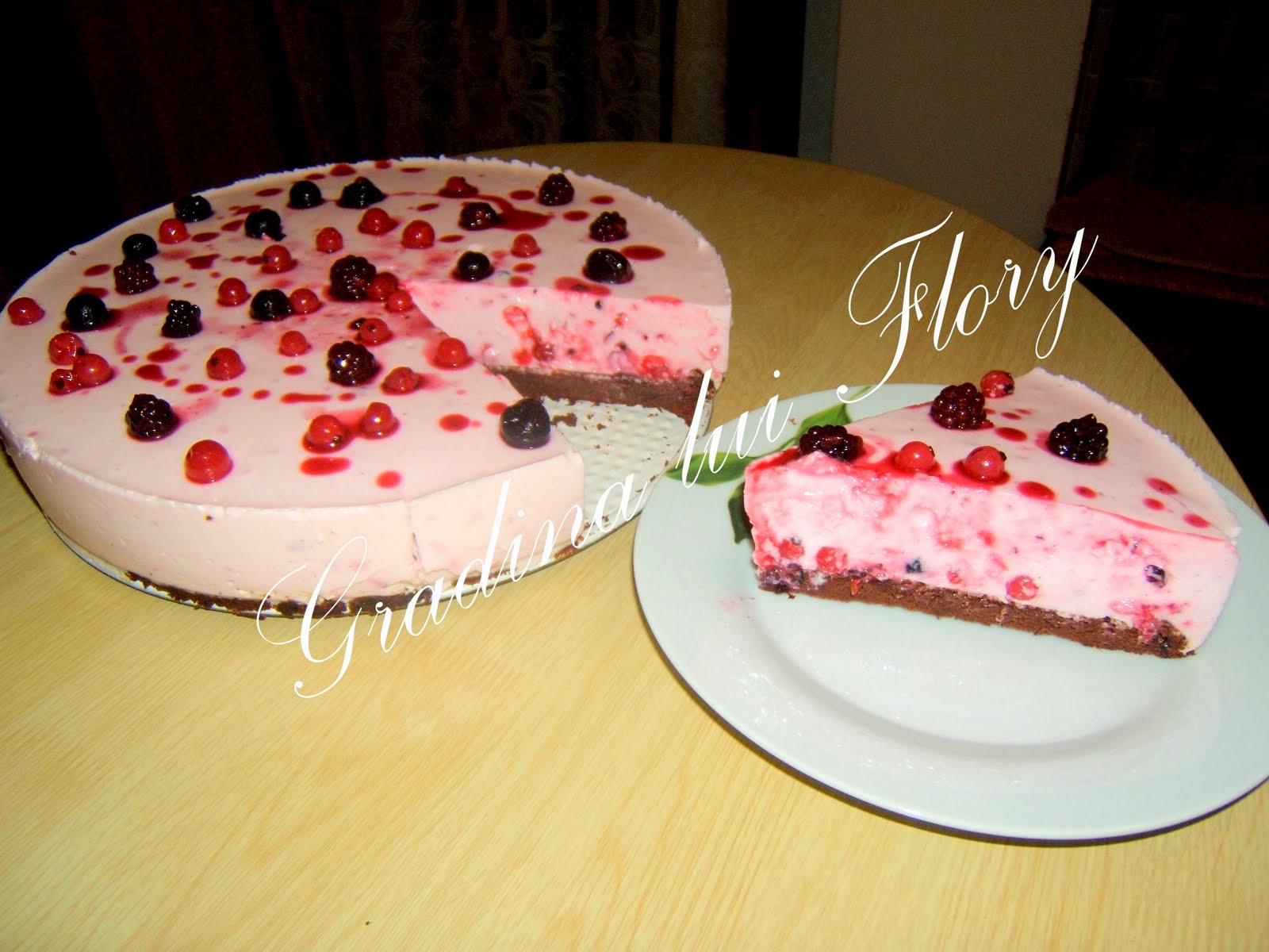 Gradina lui Flory: Prajitura diplomat cu fructe de padure