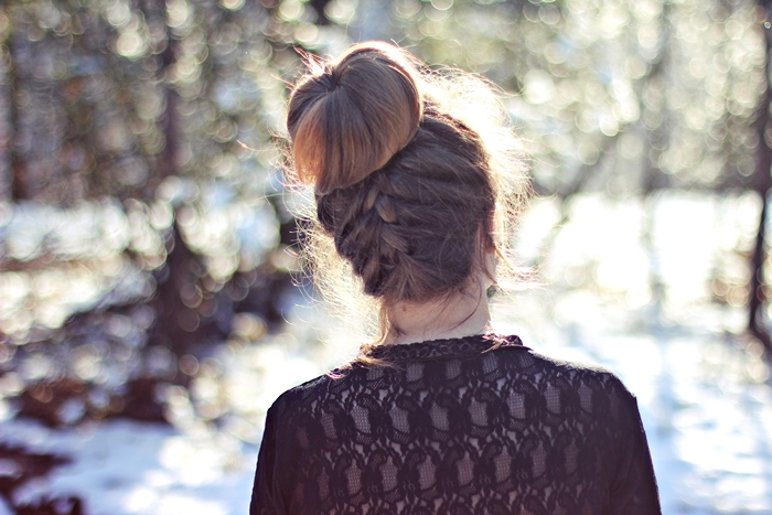 MARY-KATE FASHION: bun & braid