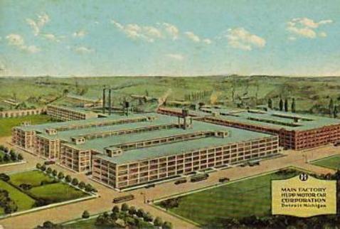 Fast is fast...: Vintage Detroit auto factories.