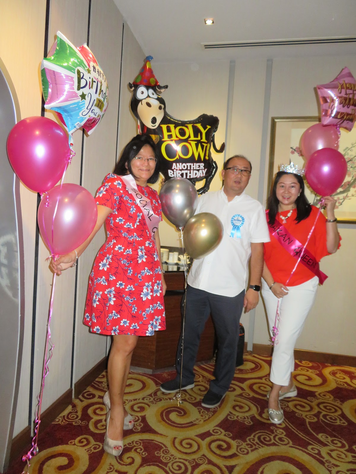 Kee Hua Chee Live!: SHARON LIAN AND CYNTHIA LOW HOSTED JOINT BIRTHDAY ...