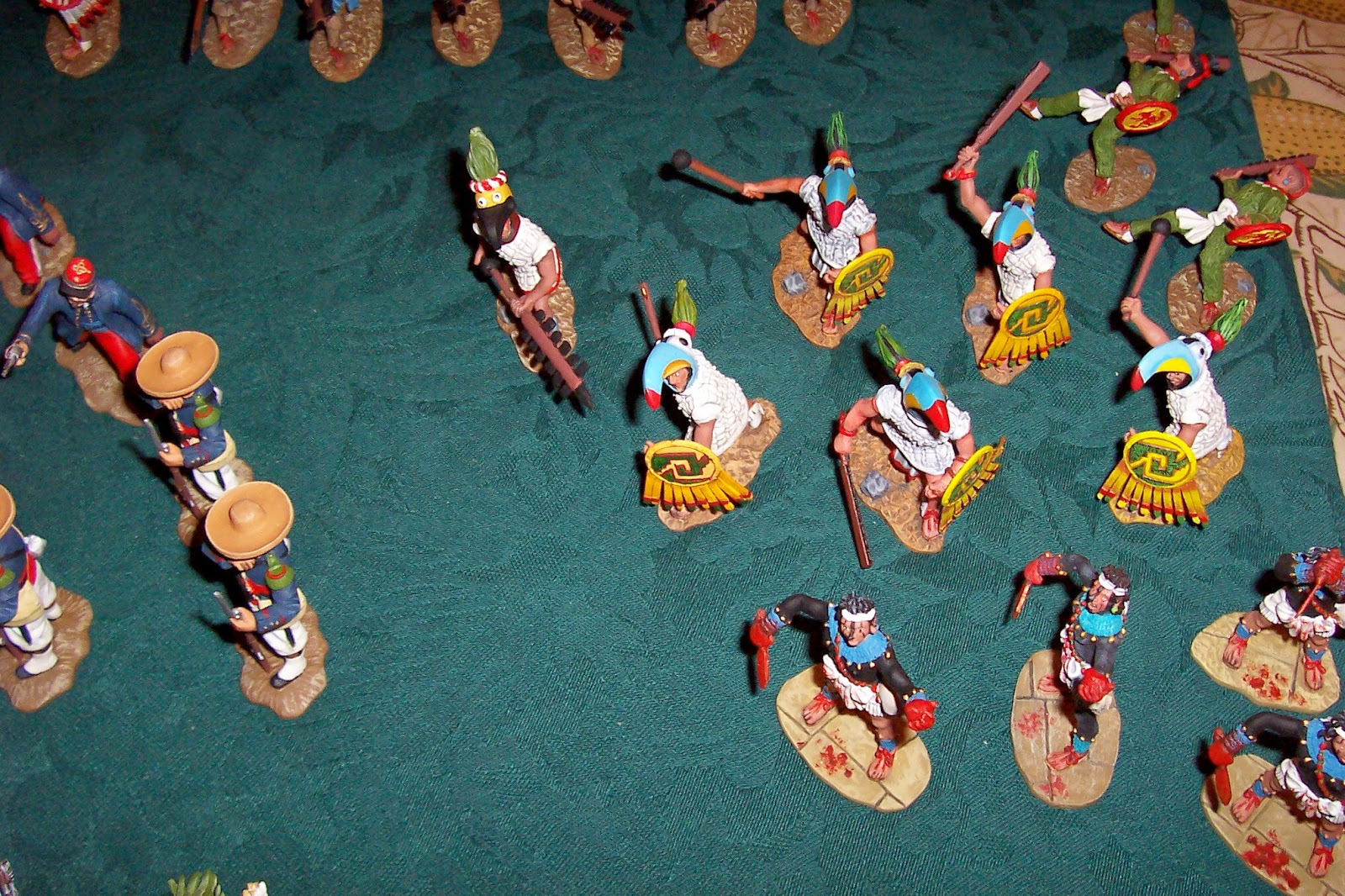 Morgan Miniatures: AZTEC EAGLE WARRIOR AND MEXICAN ADVENTURE CAMERONE ...
