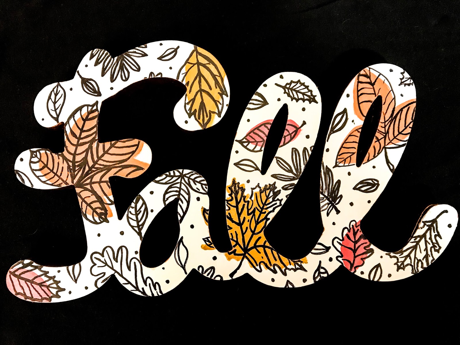 DIY: Custom Fall Wood Word Art