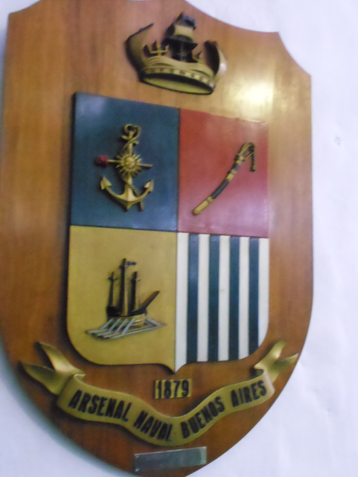 Heráldica en la Argentina: Escudo del Arsenal Naval Buenos Aires