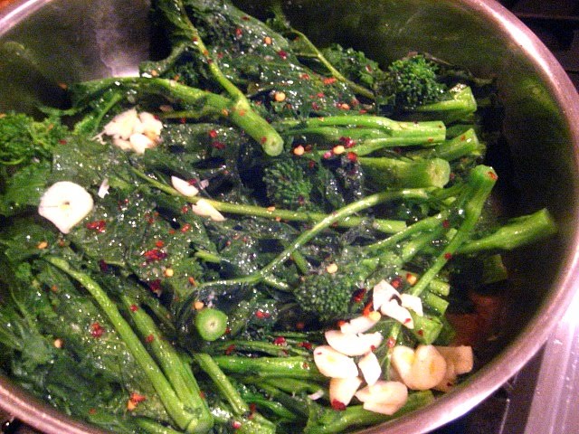What's for Dinner? Chicken Cutlets & Broccoli Rabe