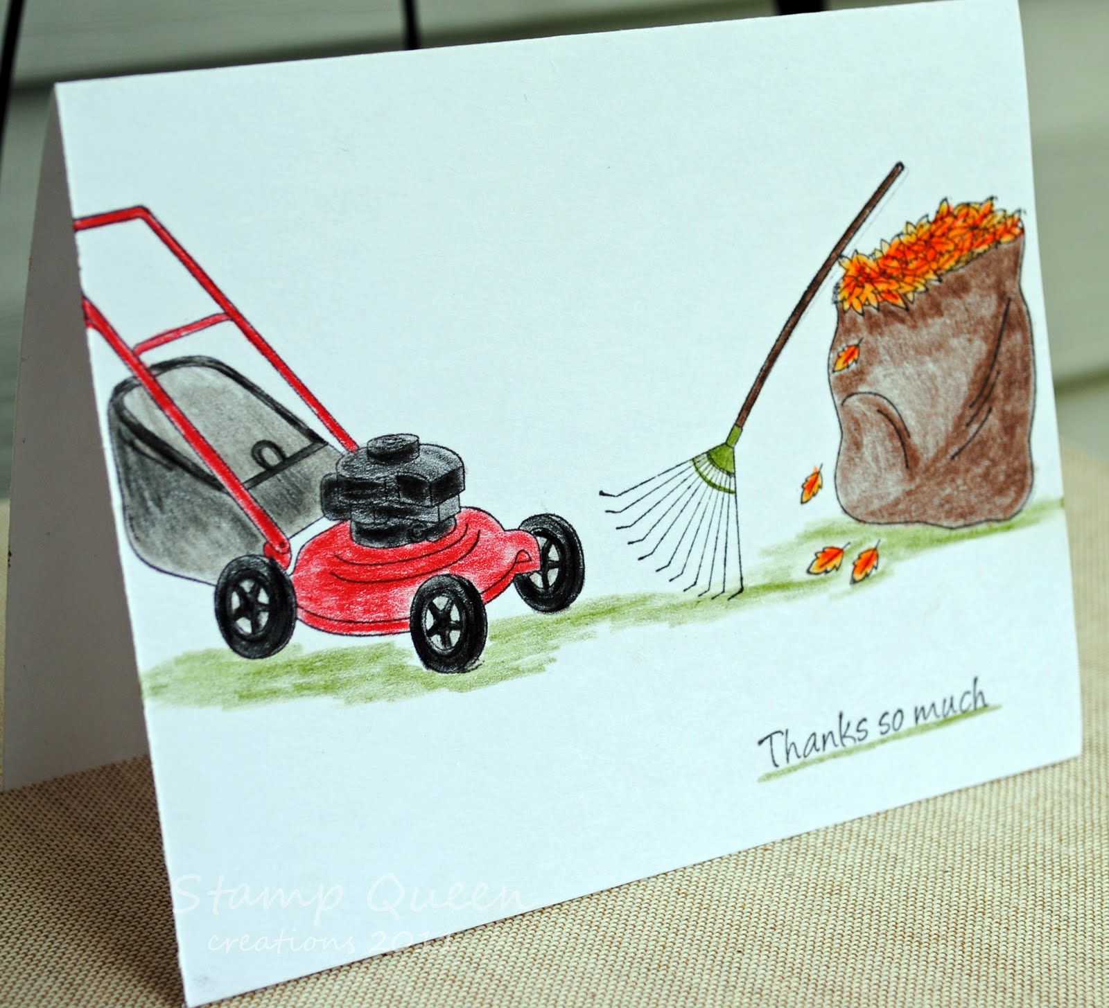 Stamp Queen: Yard Work