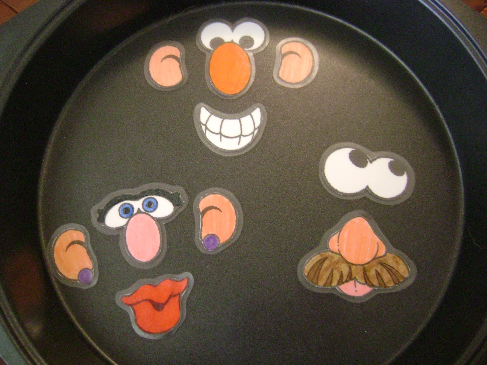 Teach Love Grow: F Week- Funny Face Magnets