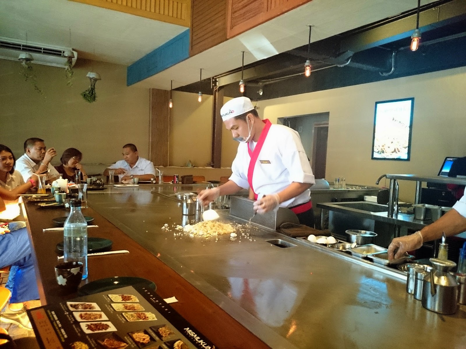 Having Teppanyaki at Mismukuno