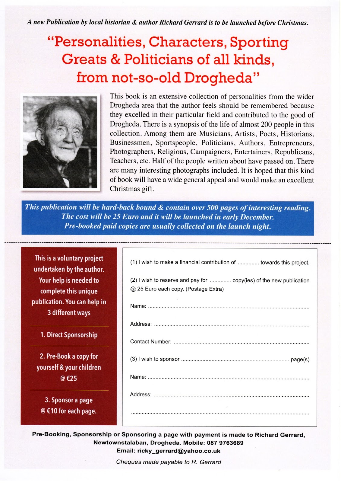 Drogheda Museum News & Views: Richard Gerrard's Drogheda