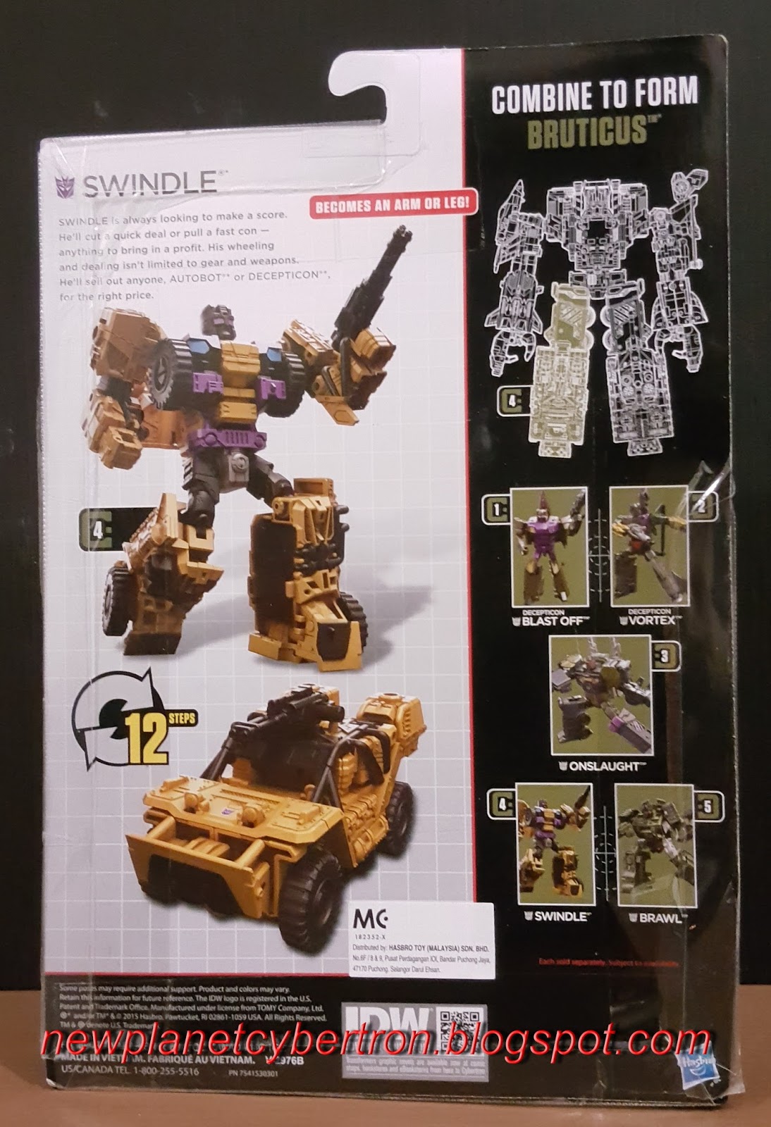 New Planet Cybertron: Transformers Review: Swindle (CW Deluxe) – Part 4 ...