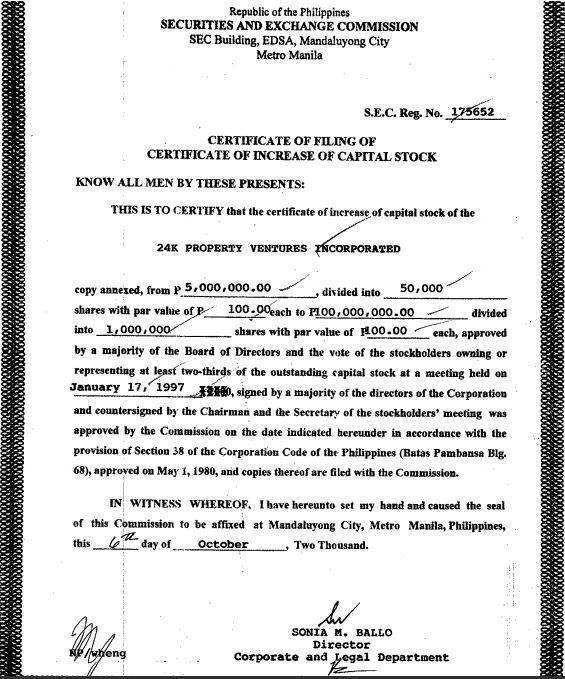 WAC Exposed SEC Document of Alleged Robredo Family's Dummy (Viral)
