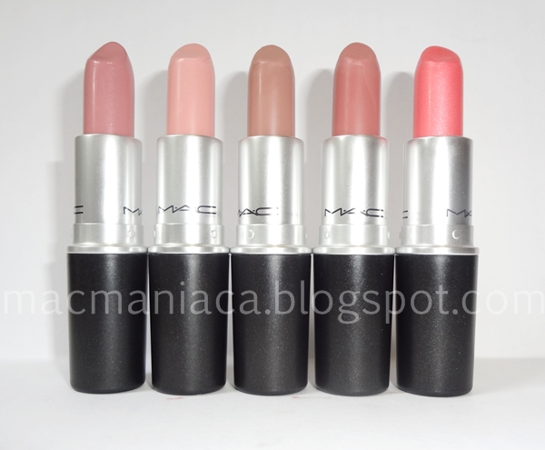 SWATCHES E RESENHA DE BATONS M.A.C: CREME CUP, PLAYING KOI, HONEYLOVE ...